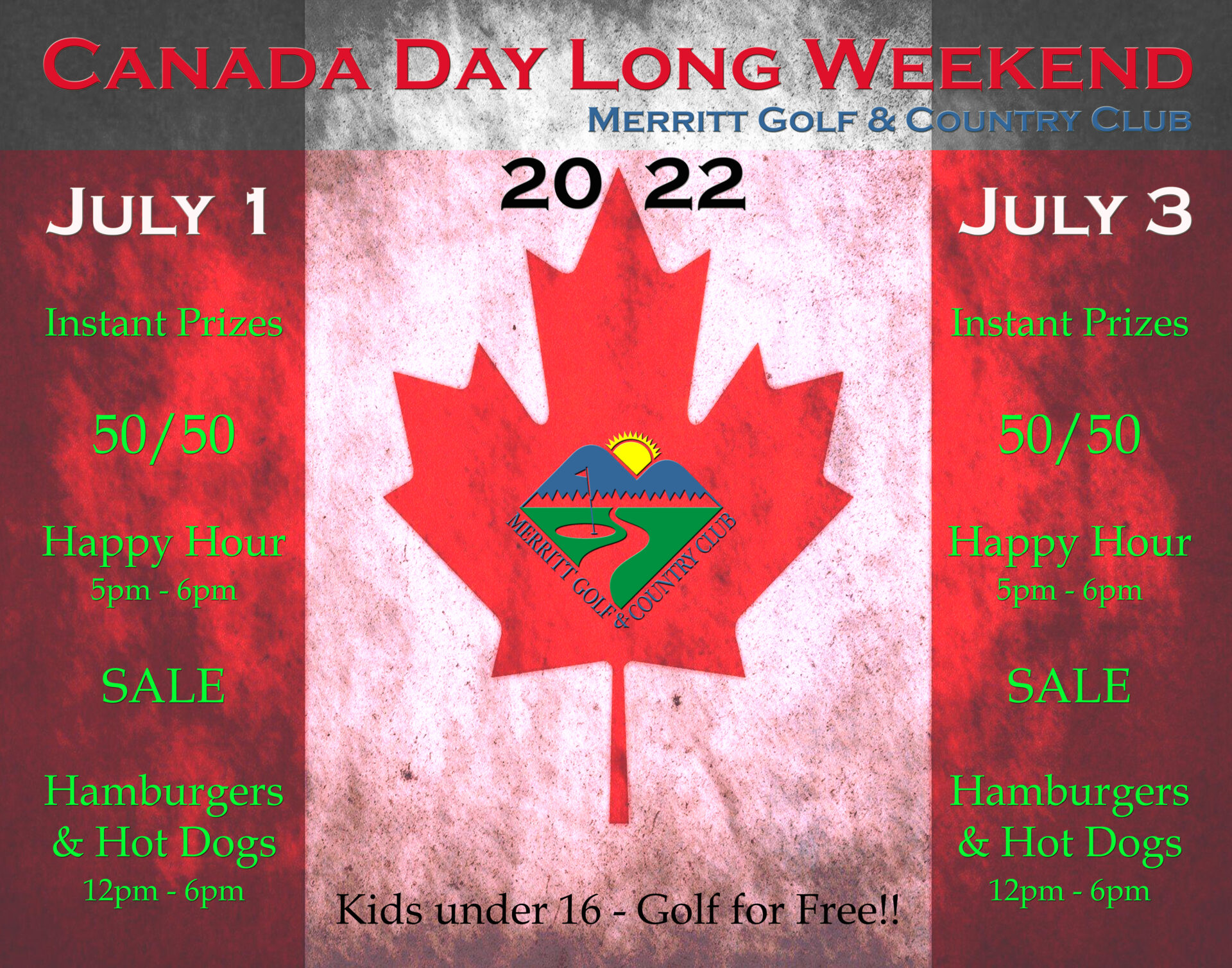 Canada Day Weekend - Merritt Golf and Country Club
